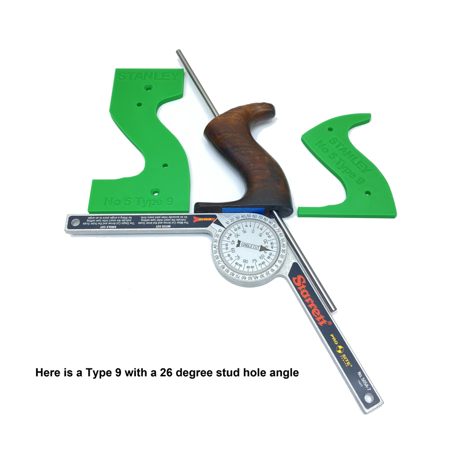 Stanley Plane Tote Drilling Jig Kit with Angle Blocks from 25 to 30° | eBay