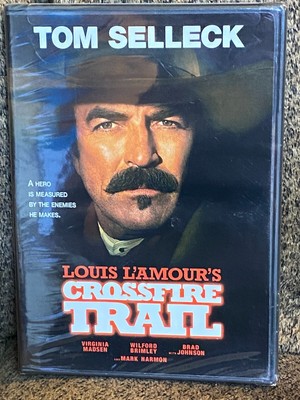 M6 {New Sealed} LOUIS L'AMOUR'S CROSSFIRE TRAIL Dvd Movie TOM SELLECK ...