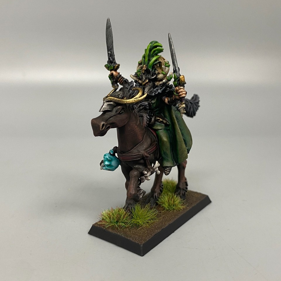 CONVERTED WOOD ELF HIGHBORN LORD MOUNTED WARHAMMER FANTASY THE OLD ...
