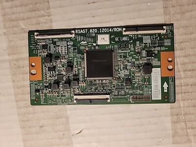 HISENSE 75R6E4 75R6030G T-CON BOARD PN: 308271 313063 BN: RSAG7.820. ...