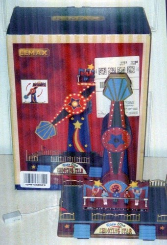 Lemax Shooting Star Carnival Ride with Lights, Motion, Sound w Box ...