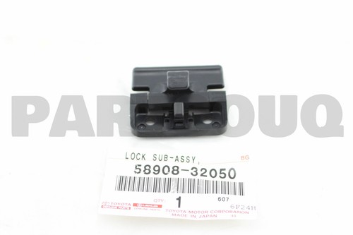 5890832050 Genuine Toyota LOCK SUB-ASSY, CONSOLE COMPARTMENT DOOR 58908 ...