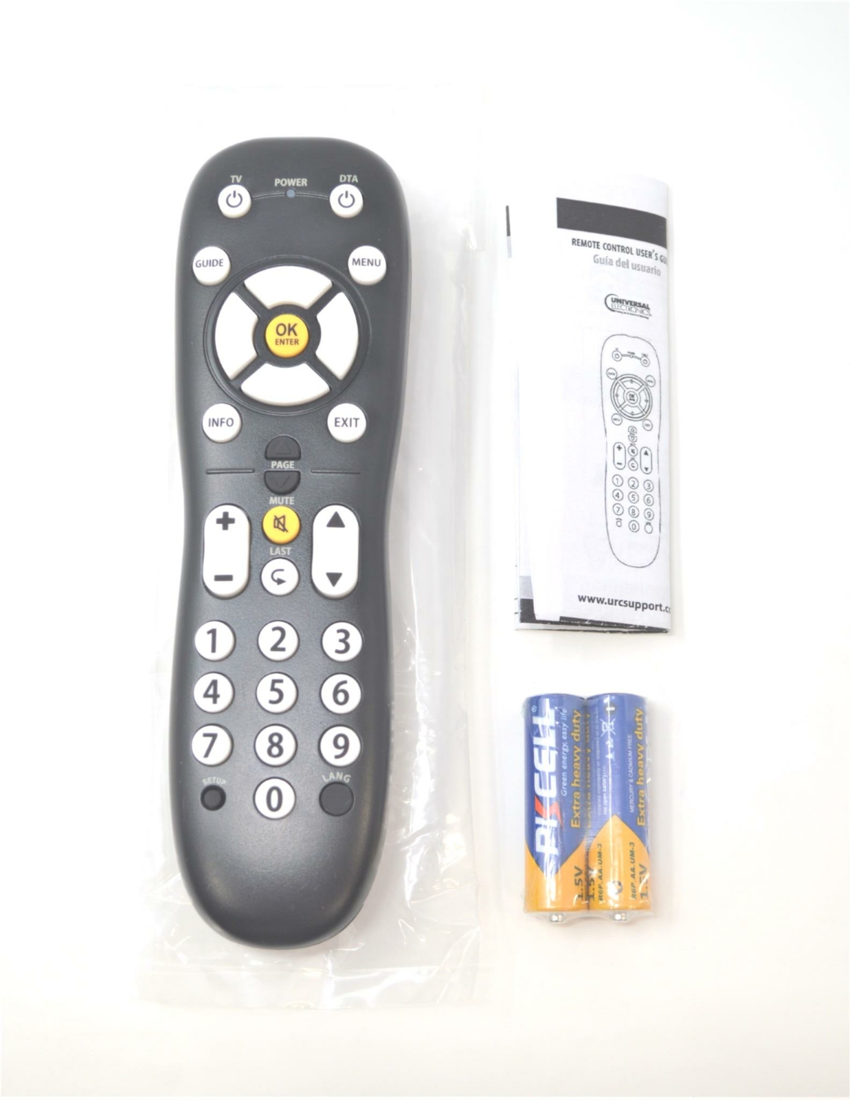 Motorola URC-2068BC1-R Remote Control For Receivers & SetTop Boxes W ...