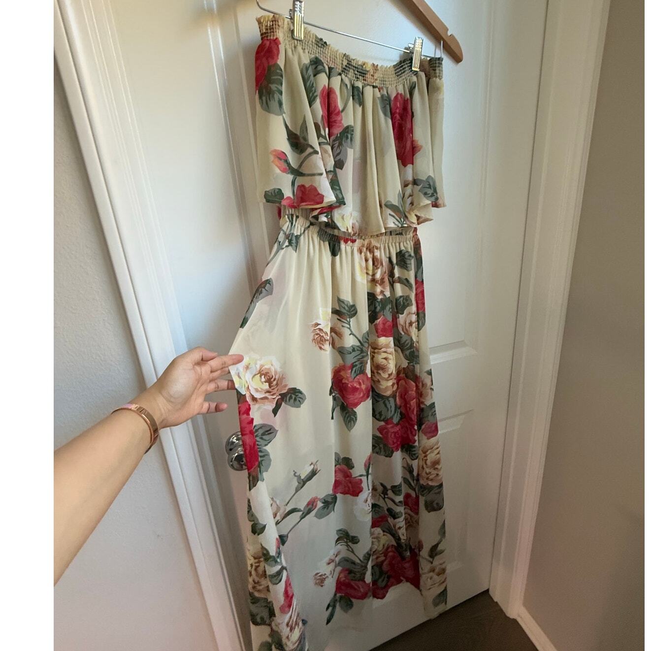 Show Me Your Mumu Lady Rose Hacienda Maxi Dress Size Large Wedding ...