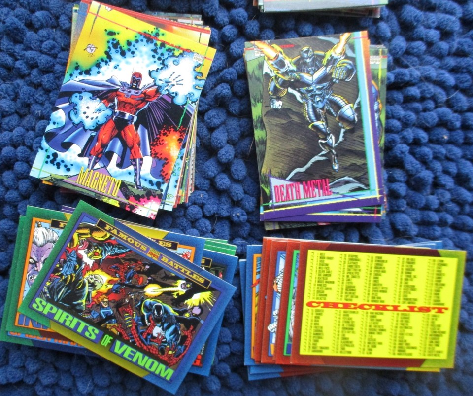 Fleer MARVEL UNIVERSE 1994/SERIES 5 Card Set #1-200 + empty wrapper 1st ...