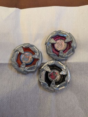 Viper Beyblade Tail Blade Set 3 Piece Black Purple Rare Ready to Use ...