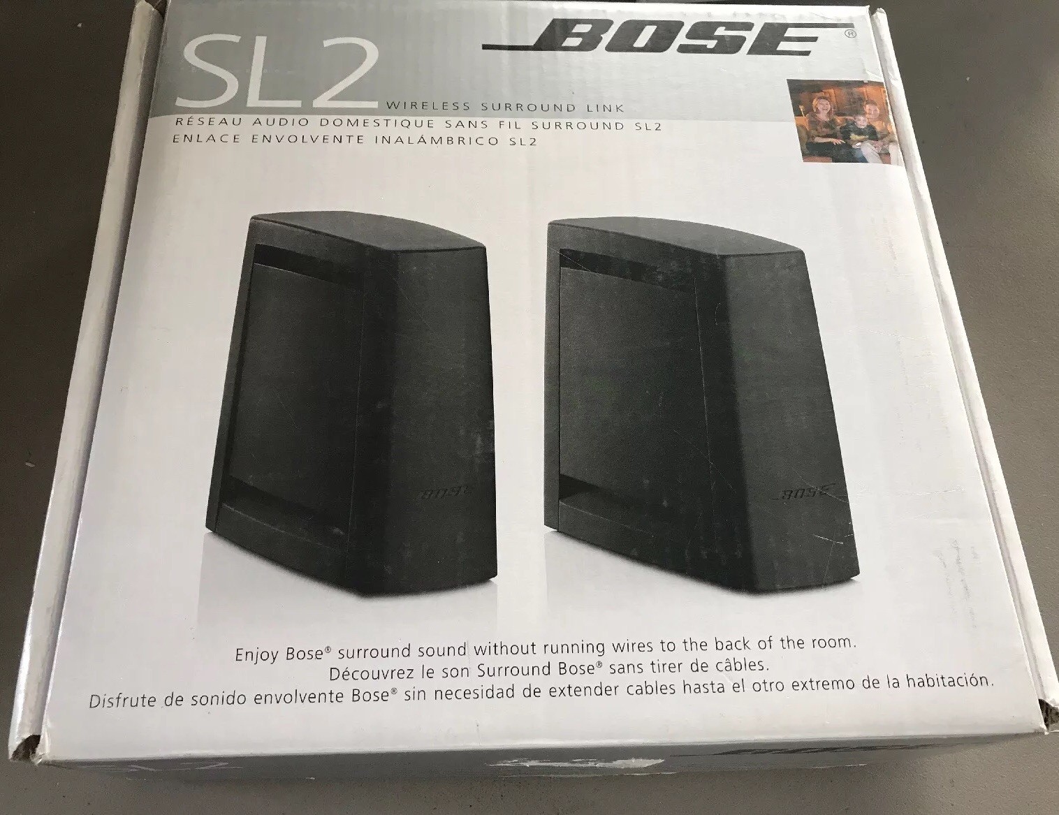 Barely Used Bose SL2 Main /Stereo Speakers In O Bose Box 100%Working ...