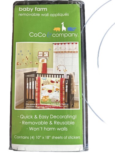 Cocalo Baby Farm Wall Decals Cows Chickens Sheep Bees NIP | eBay