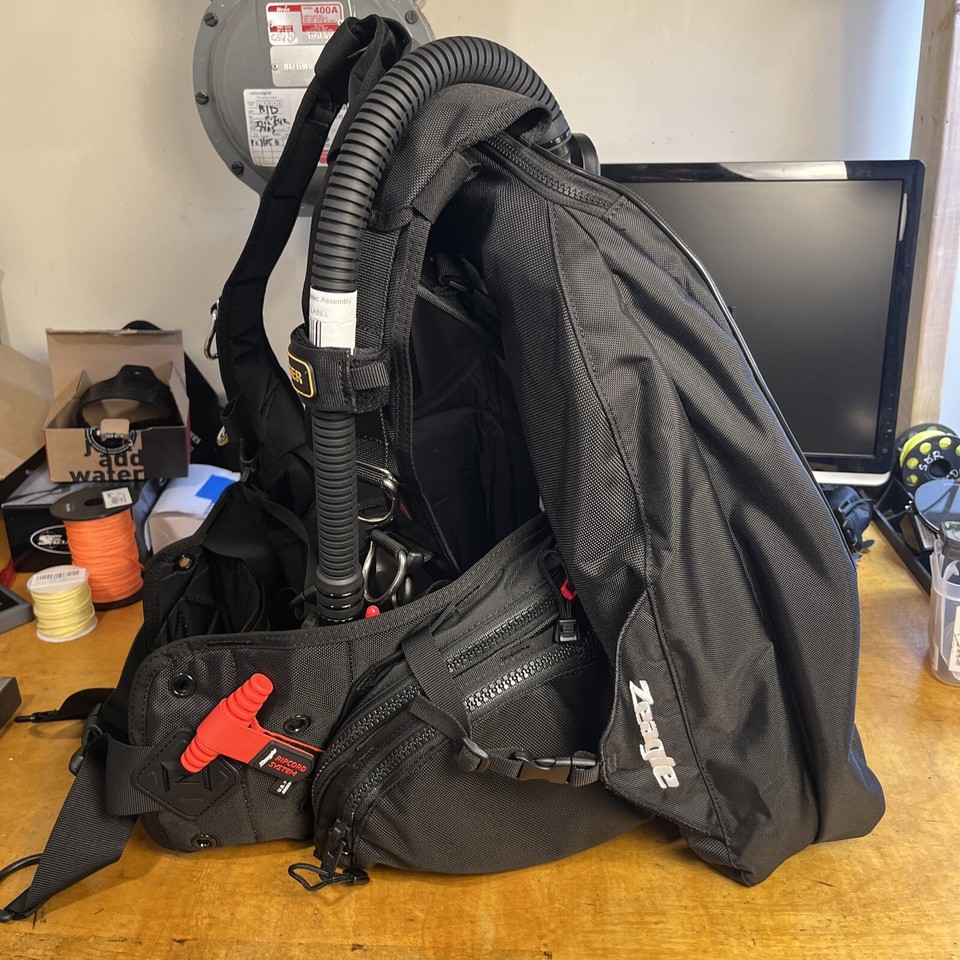 Zeagle Ranger BCD Size Large - Black - Rugged Scuba Diving Buoyancy ...