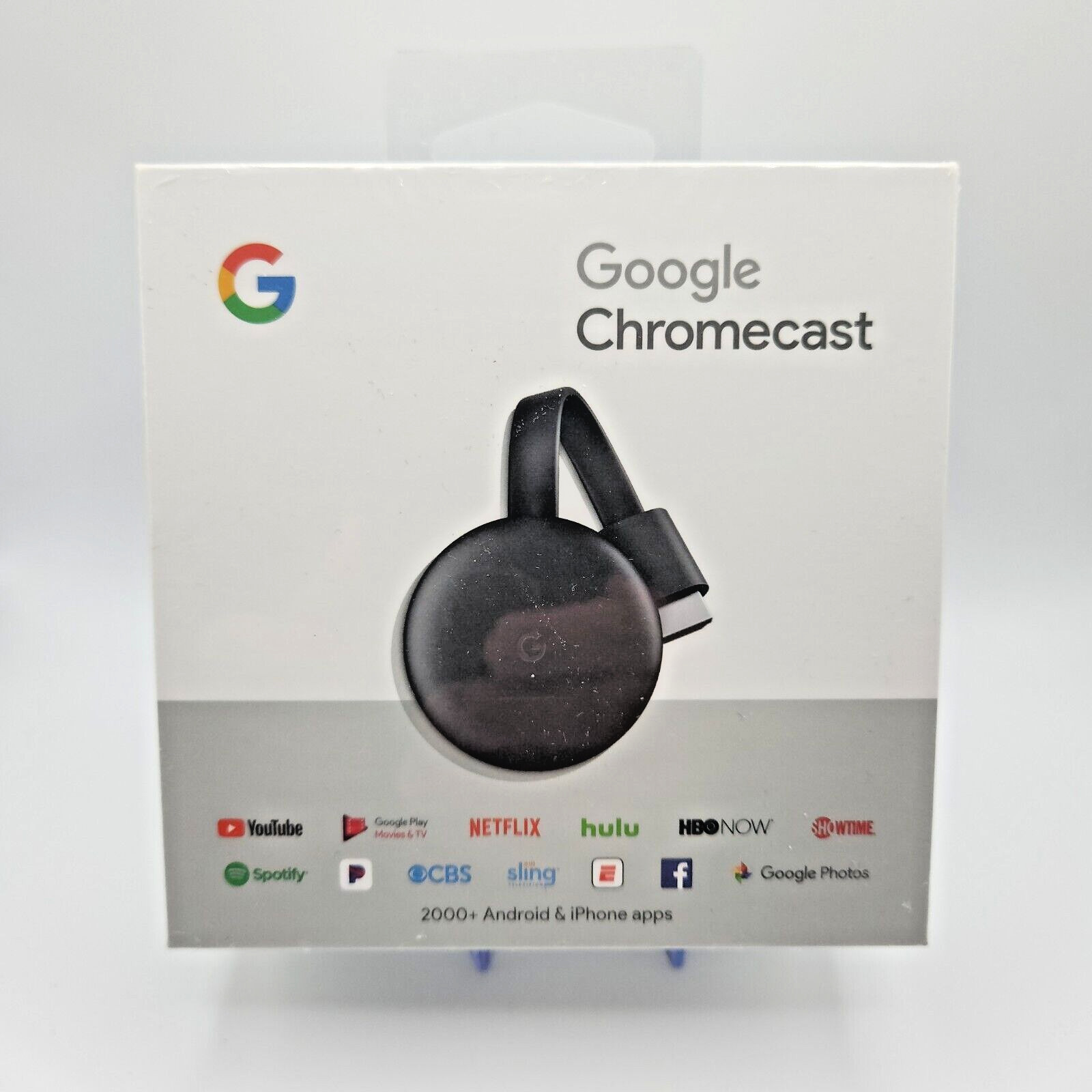 New Google Chromecast- Charcoal - 3rd Gen -- New in Box Sealed