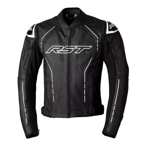 RST S1 Racing Motorbike Cowhide Leather Jacket New RST Motorcycle Biker ...