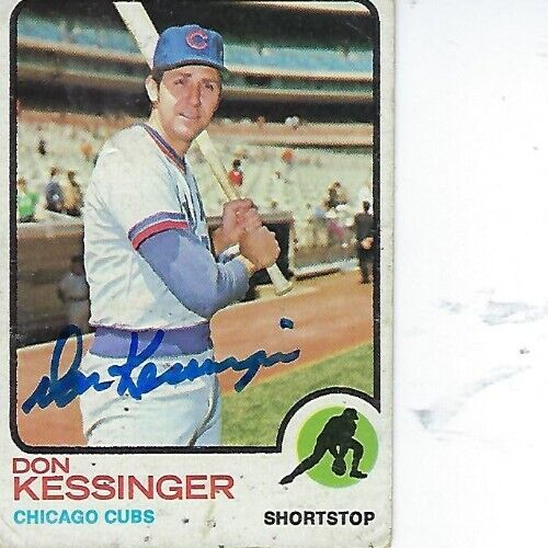 DON KESSINGER SIGNED 1973 TOPPS #285 - CHICAGO CUBS | eBay