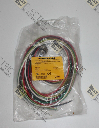 Turck, U5504-2, RKF 46-3M, Panel Mount Plug 4p 4 Pin Female Mini Fast ...