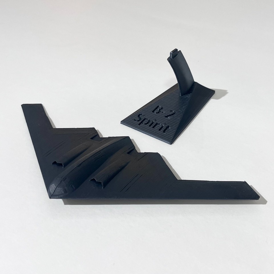 B2 Spirit Stealth Bomber Model 3D Printed 9" with Stand | eBay