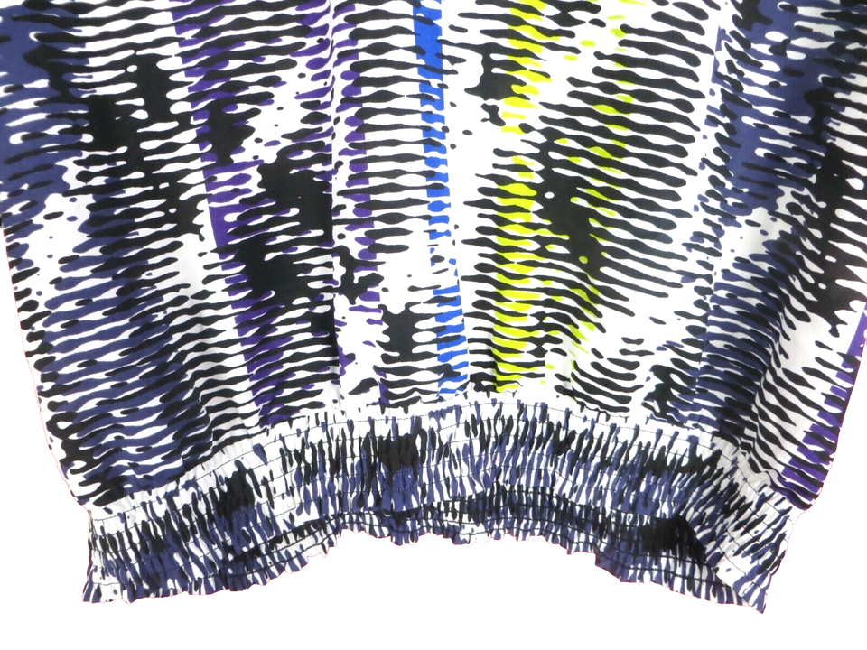 TB10764- COLDWATER CREEK Womens Loose Fit Blouse Batwing Plaid Multi ...