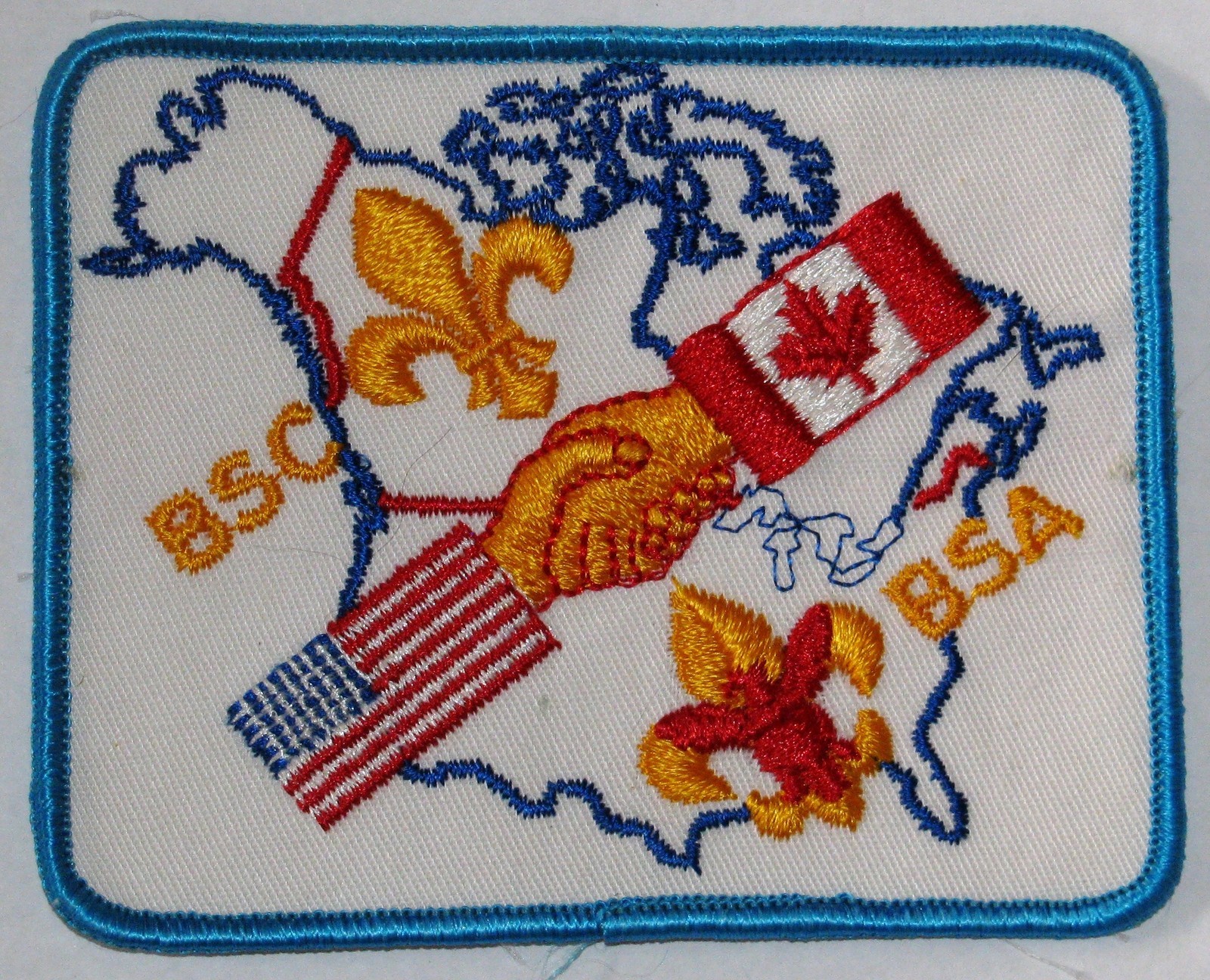 Hands Across the Border Pocket Patch BSA BSC | eBay
