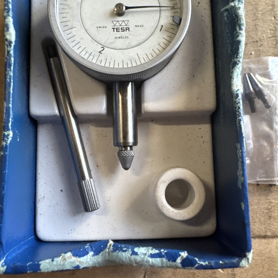TESA 50 Millionths DIAL INDICATOR .00005" Per DIVISION SWISS MADE ...