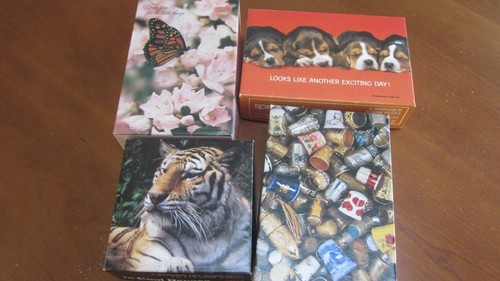 Vintage Mini Springbok Jigsaw Puzzle Lot, Cool Repose, Great Notions ...