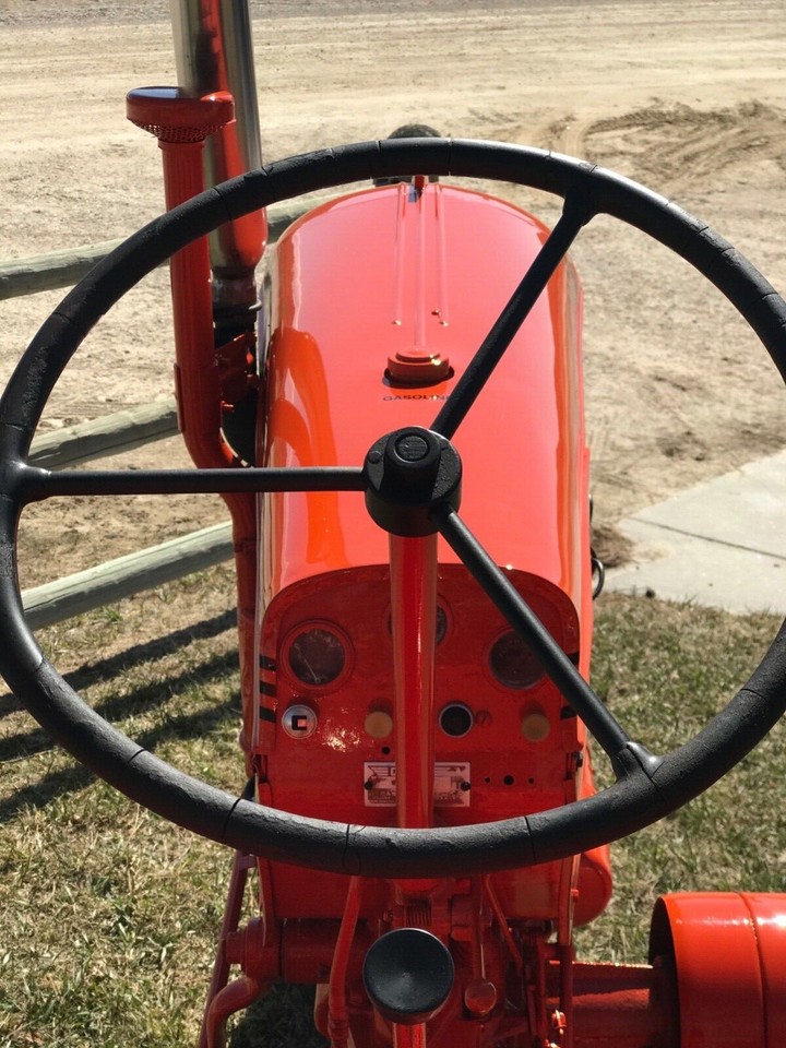 1955 Flambeau Red Restored Case Vac Tractor with 12v and Eagle Hitch | eBay
