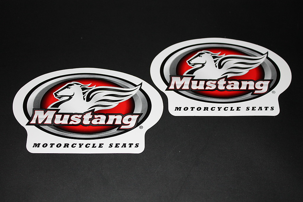 +113 Mustang Motorcycle Seats Sitze Aufkleber Decal Sticker Kleber ...