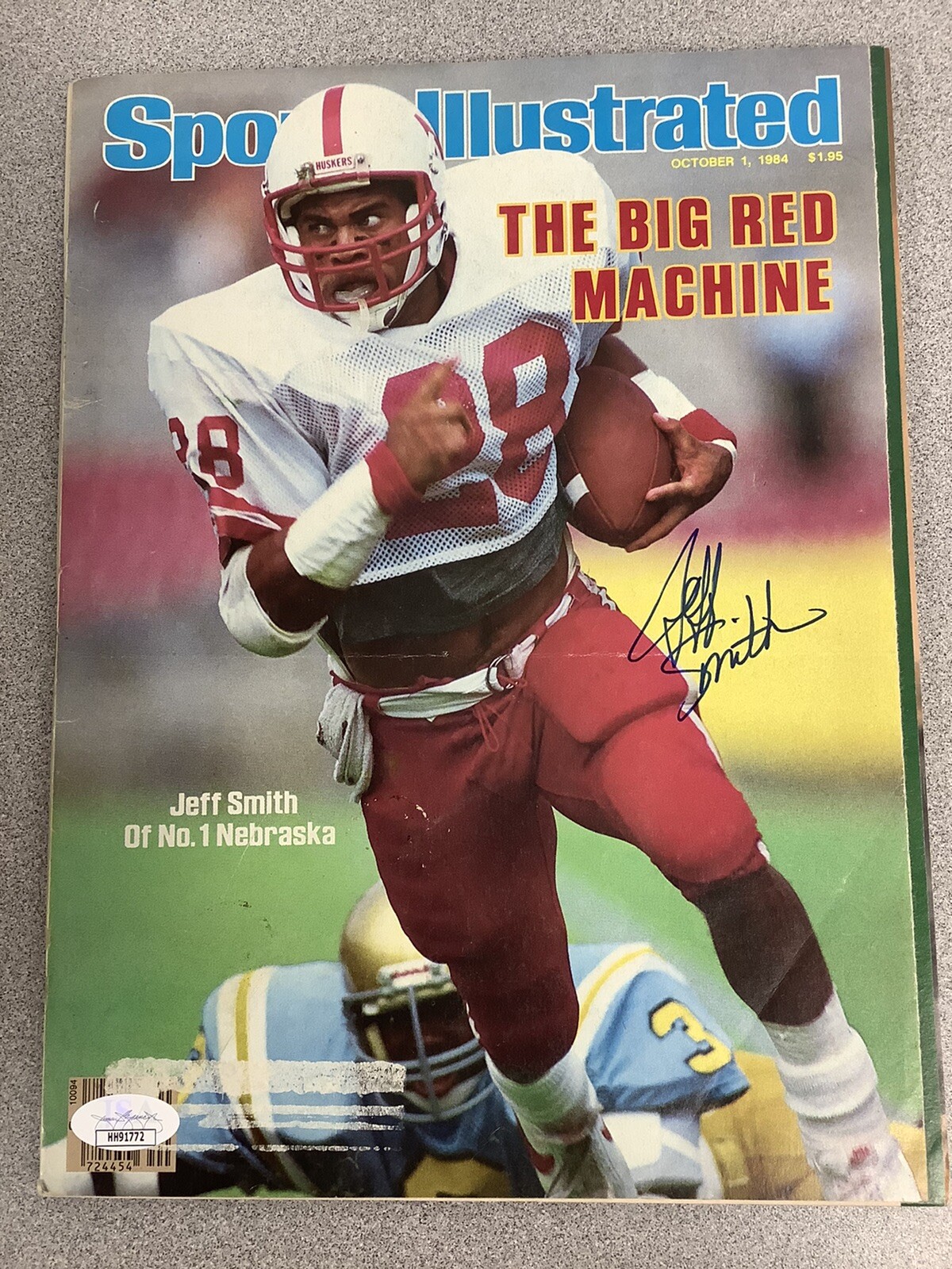 Jeff Smith Signed Sports Illustrated Mag Football Nebraska Autograph ...