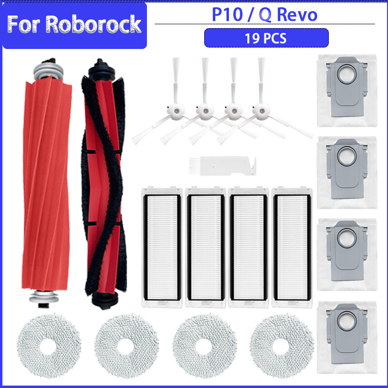 For Roborock P10 / Q Revo Robot Vacuum Cleaner Main Roller Brush Filter ...