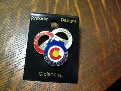Keystone Copper Breckenridge Vintage Lapel Pin - Colorado Ski Resorts ...