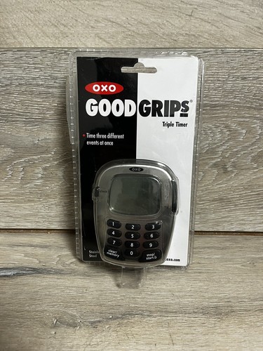 OXO Good Grips Digital Triple Timer Stainless Steel Easy To Read ...
