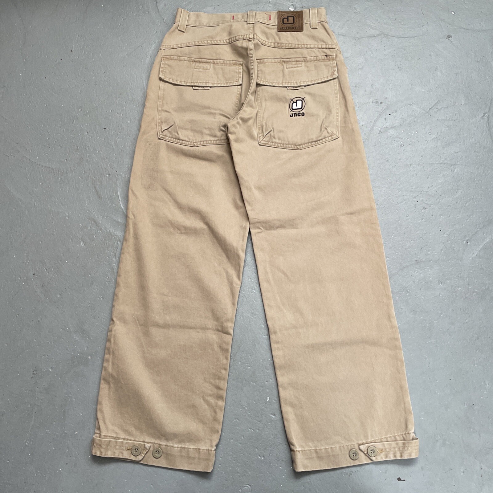 Vintage JNCO Double Knee Wide Leg Chino Work Pants Ma… - Gem