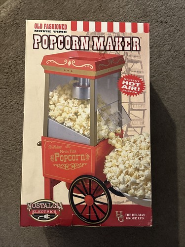 Old Fashioned Movie Time Popcorn Maker Nostalgia Electrics NEVER USED ...