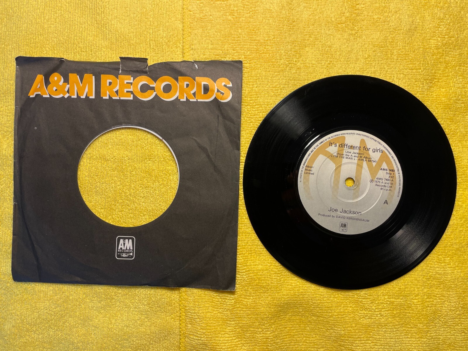 Joe Jackson - It's Different For Girls - 7" Vinyl Single Record | eBay UK