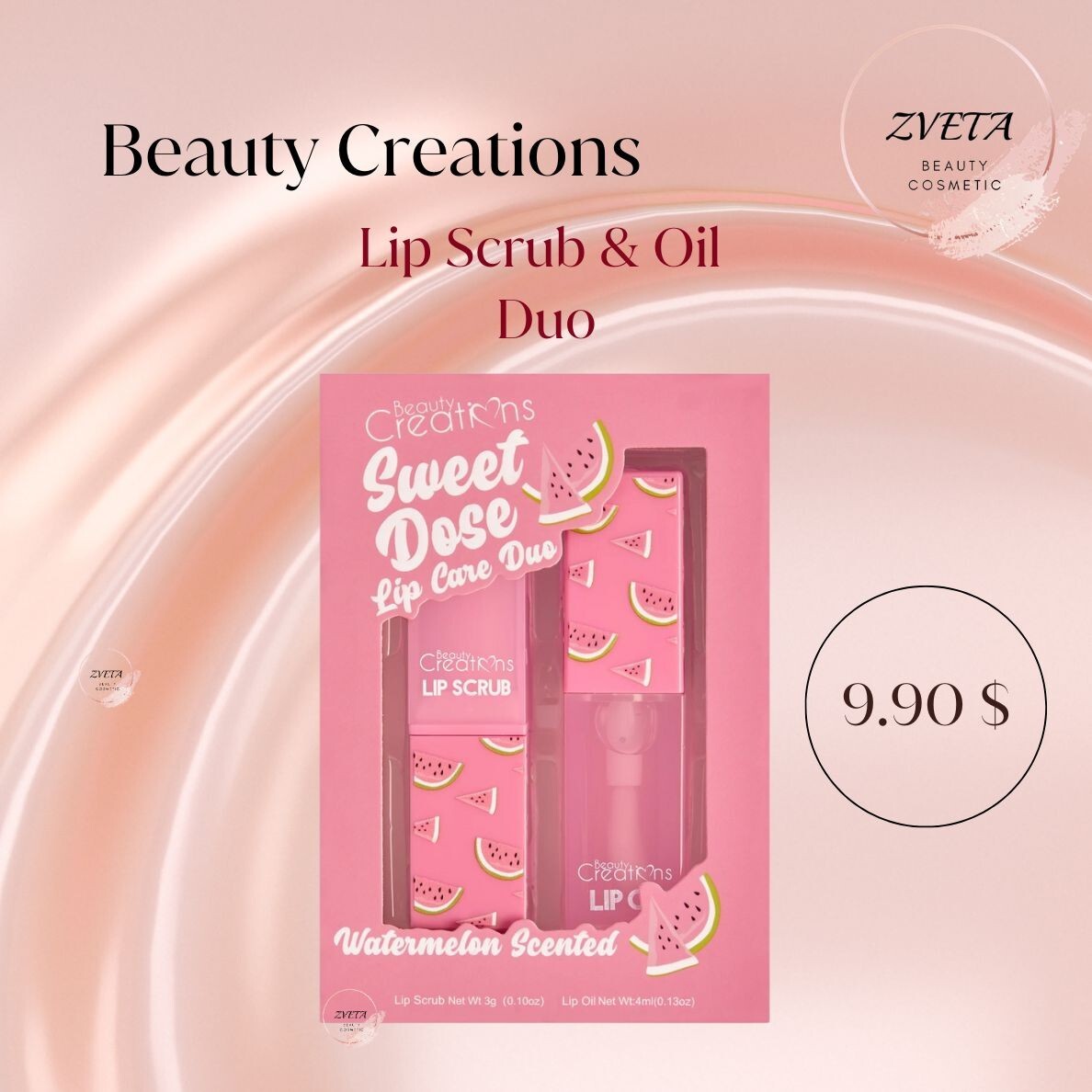 Beauty Creations, Sweet Dose , Lip Oil & Lip Scrub, Set | eBay