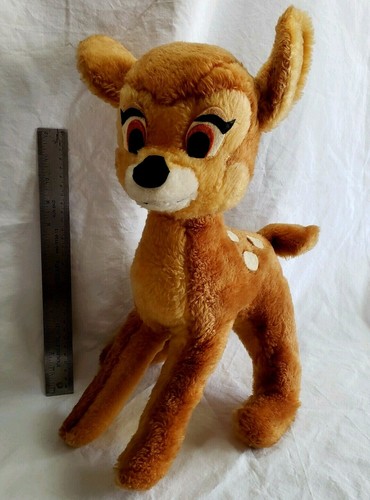 Disney Bambi Plush Large Wire Legs Fawn Deer 18" Vintage Original 50s ...