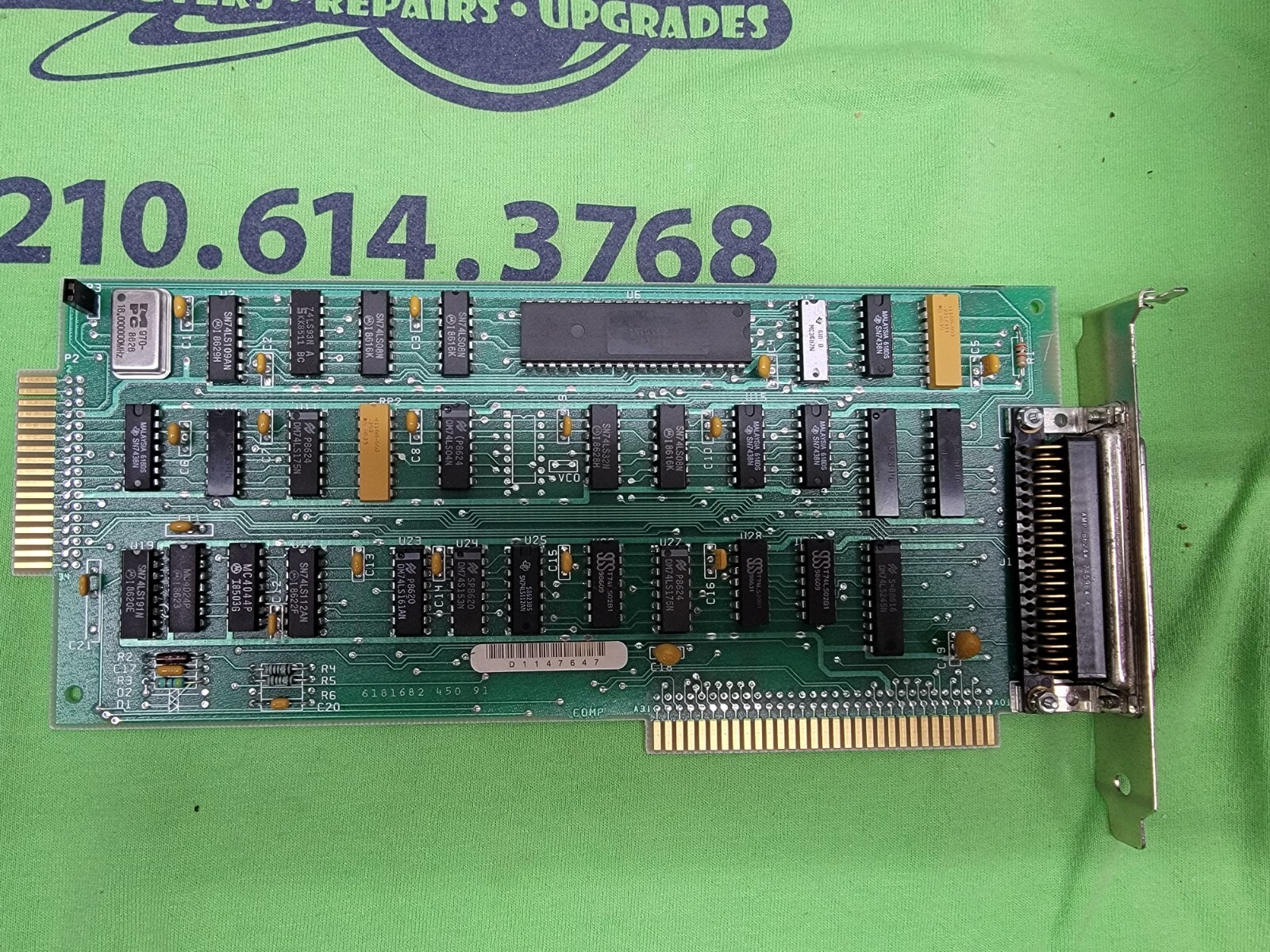 Vintage IBM 6181682 Floppy Drive Controller Card 8 Bit ISA 1503969 With ...