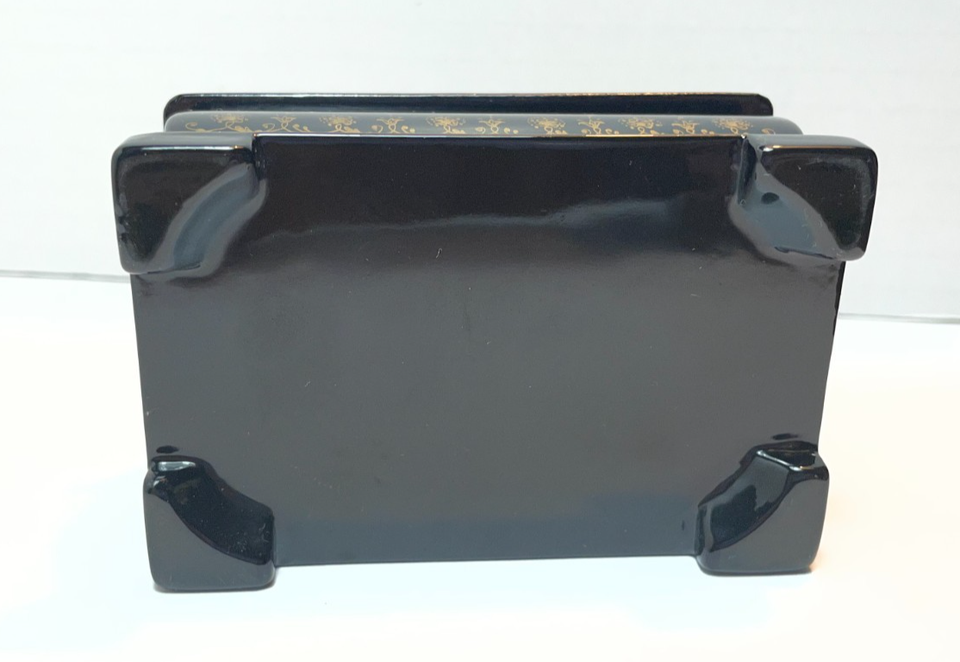 Vintage Russian Hand-painted Rectangular Dance Lacquer Trinket Box ...