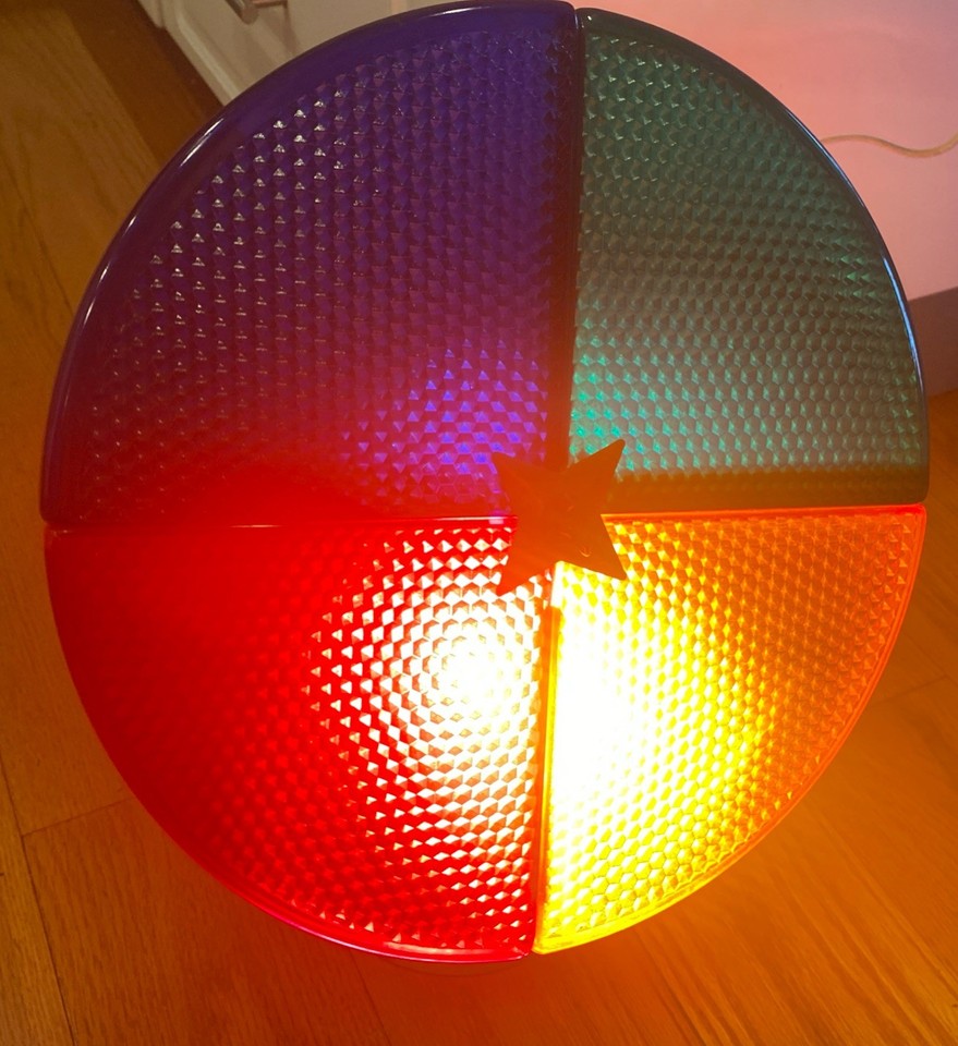 Vintage Penetray Motorized Rotating Color Wheel Aluminum Christmas Tree ...