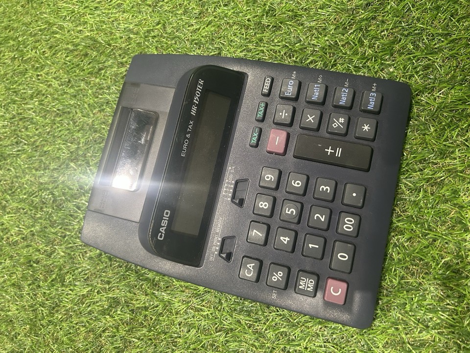 Casio HR-150 Ter Euro Tax Printing Calculator 12 Digit Manuals | eBay UK