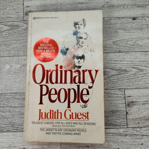 ORDINARY PEOPLE Judith Guest 1980 Ballantine Paperback | eBay