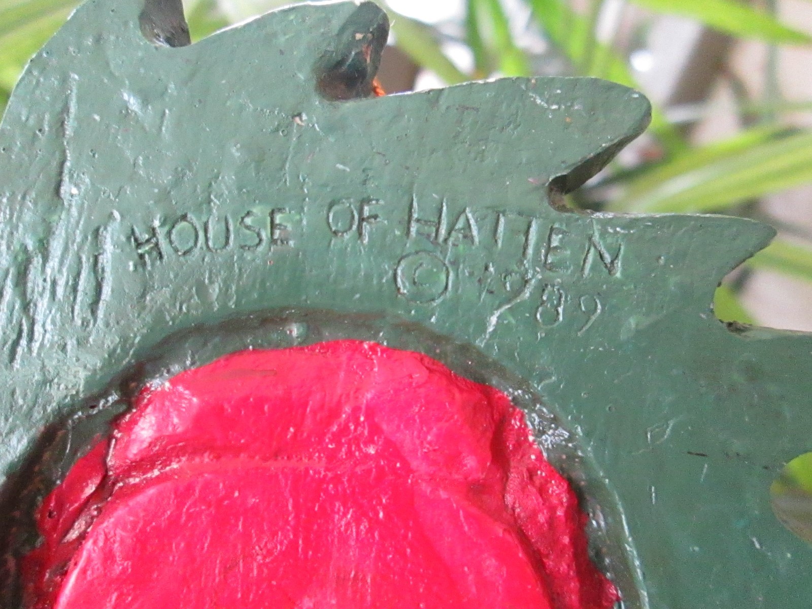 House of Hatten Santa Face Wreath Christmas Ornament Enchanted Forest ...