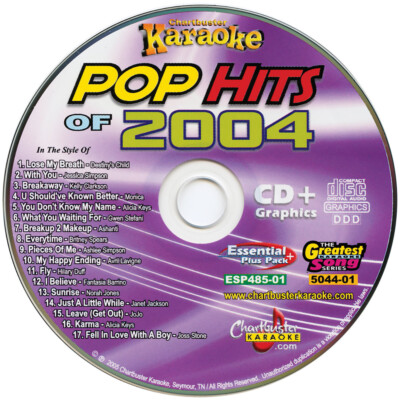 KARAOKE CHARBUSTER POP HITS 2004 CD+G 5044 Disc -1 NEW IN SLEEVES | eBay