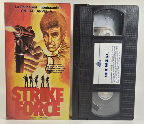 Strike Force (French VHS, 1985) RARE Triangle Action Movie! | eBay