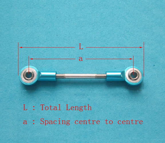 M3 Push Rod Tie Rod Link Linkage for RC Truck Climbing Car Helicopter ...