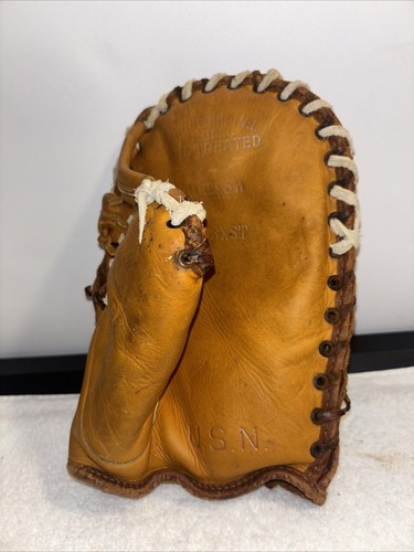 VINTAGE 40'S WILSON 563XST 1ST BASEMAN'S MIT LEATHER BASEBALL GLOVE-RHT ...