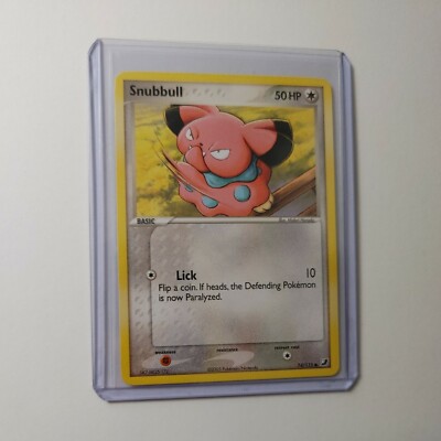 Snubbull 74/115 Common 2005 Ex Unseen Forces Pokémon Trading Card Near ...