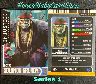 Injustice Arcade Series 1 Out of Print Card 84 Boss Solomon Grundy | eBay