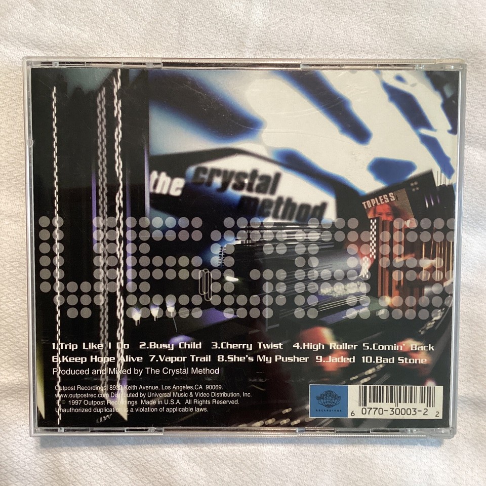 Vegas by The Crystal Method (CD, 1997) 607703000322| eBay