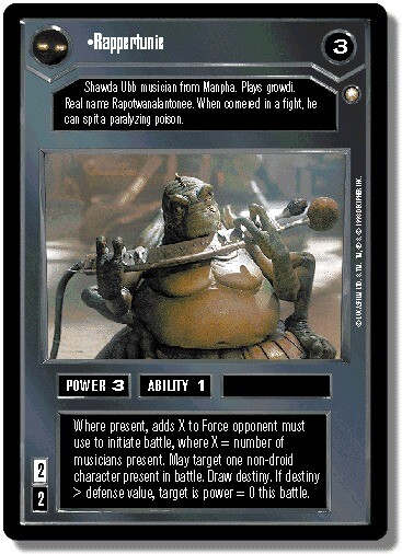 SWCCG: Rappertunie [Ungraded] Special Edition Star Wars CCG Decipher | eBay