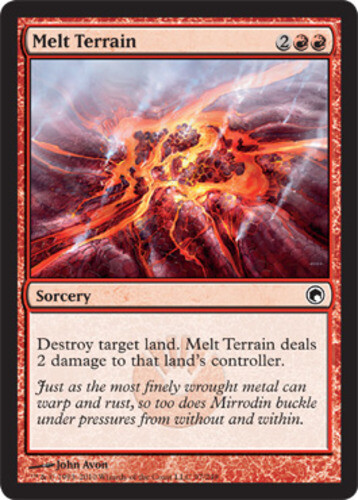 Melt Terrain ~ Moderately Played Scars of Mirrodin MTG Magic ...