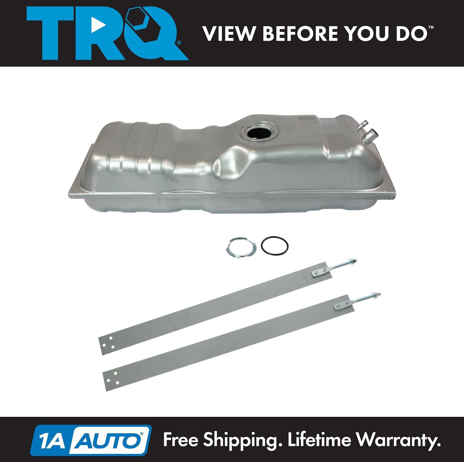 TRQ Front 16 Gallon Gas Fuel Tank w/ Strap Set for Chevy GMC C K Pickup ...