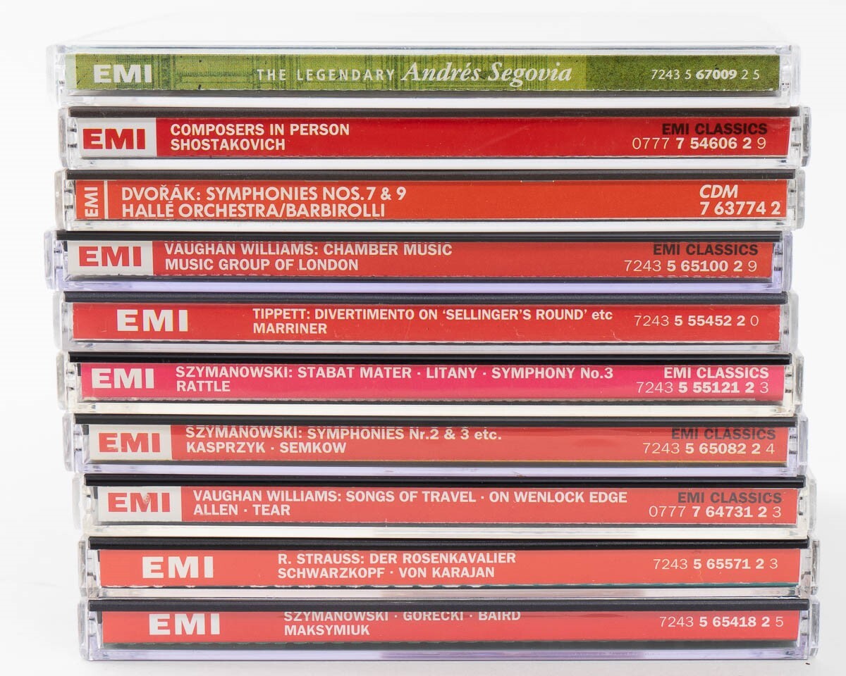 Lot of 10 EMI Classics CDs Classical Dvorak Vaughan Williams ...